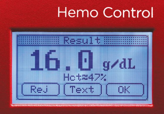 HEMO CONTROL, EKF, HEMOGLOBIN/ HEMATOCRIT READER | SKROOLL.MED