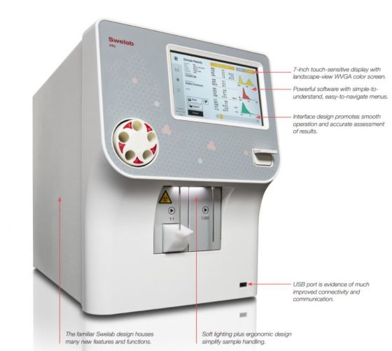 SWELAB ALFA PLUS STANDARD, BOULE, ANALYZER - 3 PART DIFFERENTIATION ...
